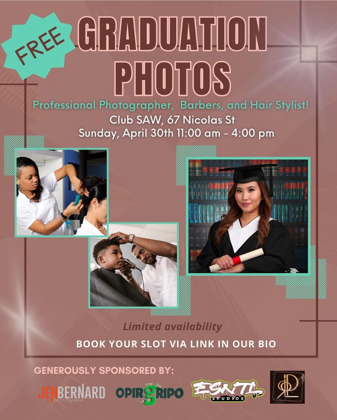 FREE GRADUATION PHOTOSHOOT — SAW